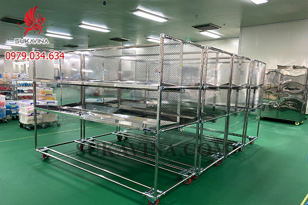 Khám Phá Cấu Tạo, Đặc Điểm Chính Của Xe Đẩy Hàng Inox